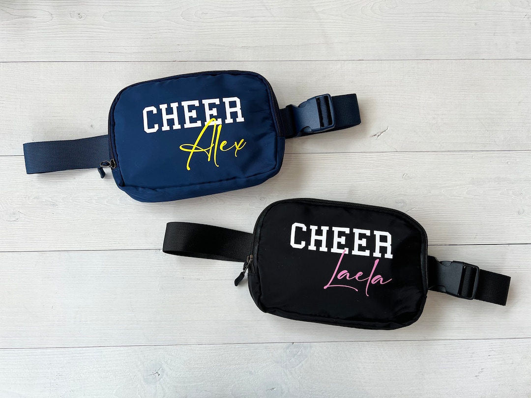 Cheerleader Fanny Pack, Customized Cheer Belt Bag, Cheer Competition ...
