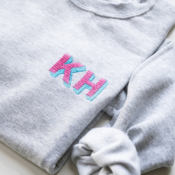 Monogram Sweatshirt - Etsy
