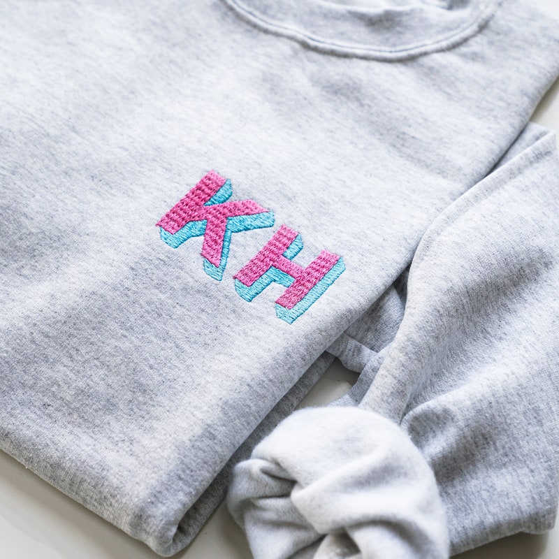 Monogram Sweatshirt - Etsy