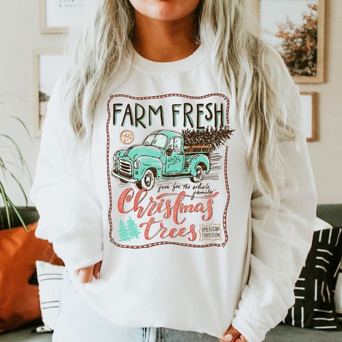 Farm Fresh Pumpkins Christmas Sweater Christmas Gift Merry - Etsy