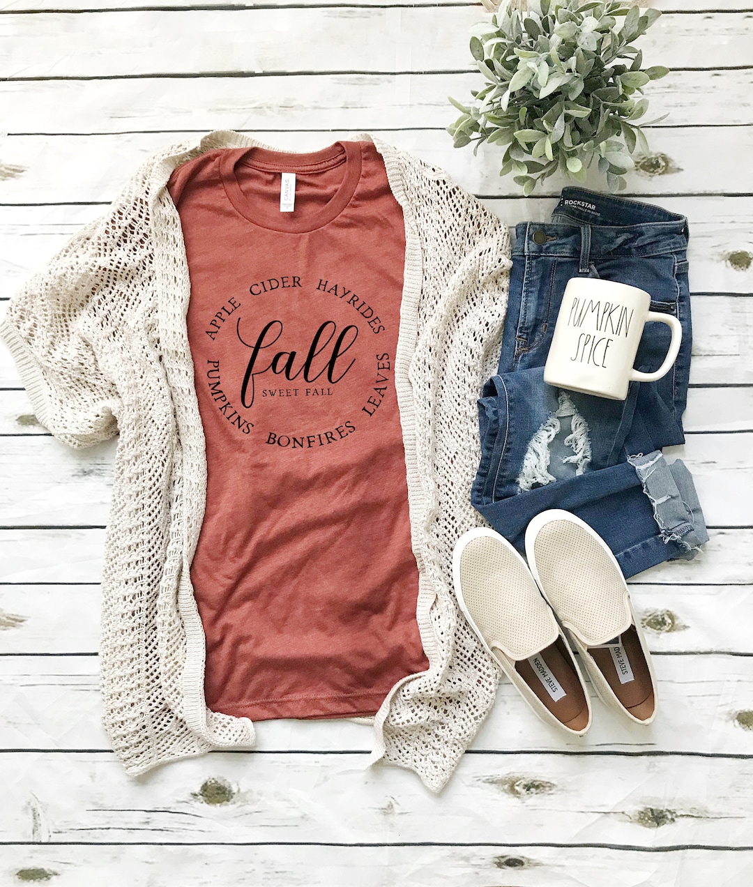 Womens Fall Tee - Womens Fall Shirt - Fall Shirt Women - Cute Fall ...