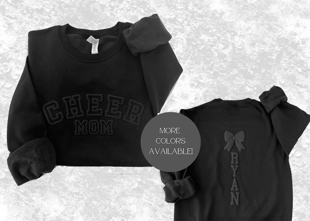 Customized Cheer Mom Sweatshirt Personalized Cheer Mom T Cheer