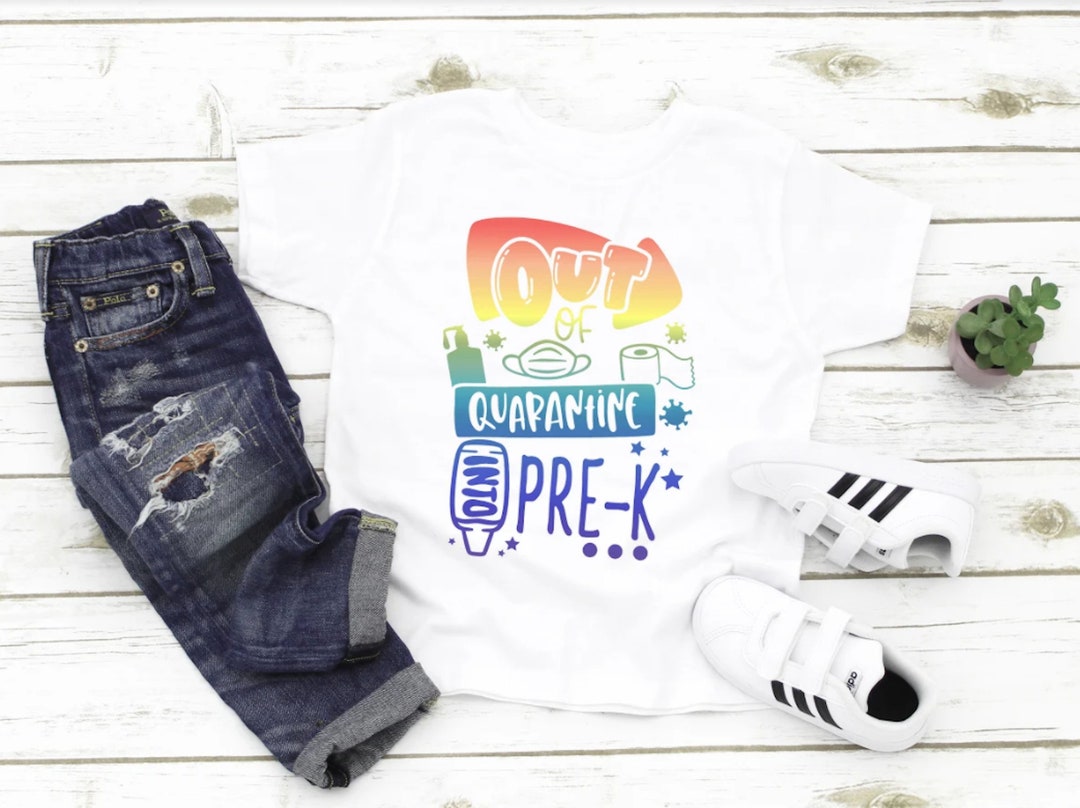 Back to School Quarantine Shirt, Pre-k Grade Shirt, Quarantine Tee ...