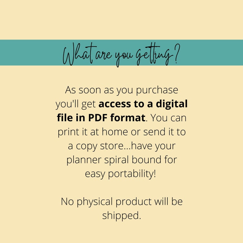 Kids Back to School Printable Planner - Digital Download - Elementary ...