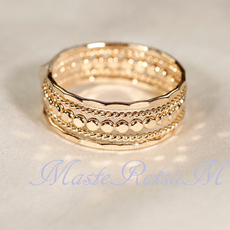 Ring Stack Color - Etsy