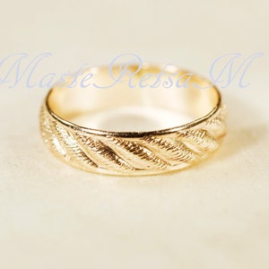 14k Gold Filled Pattern Ring 14k Gold Ring Gold Rings for - Etsy