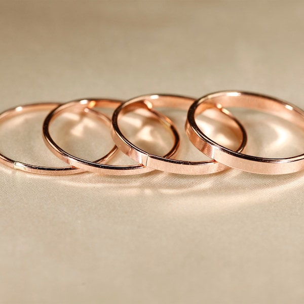14k Rose Gold Ring - Etsy