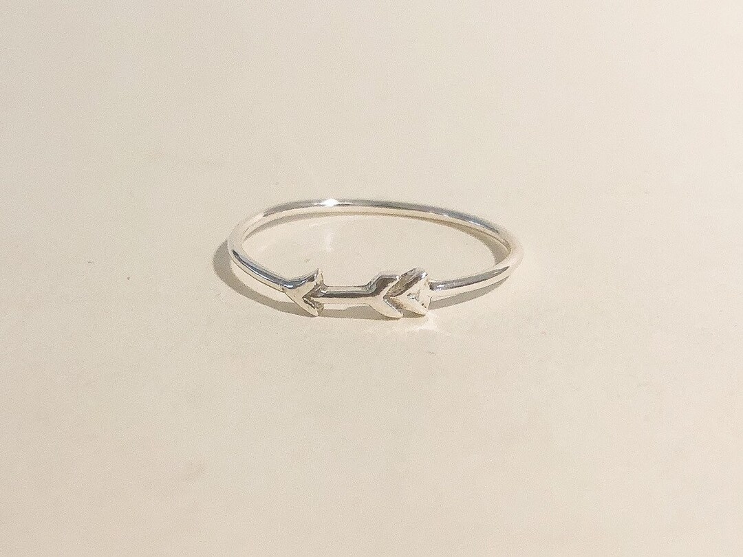 Anillo flecha de plata de ley 925, ancla, libélula, rayos de sol, ala de ángel, cuatro ciclos ...