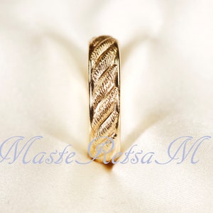 14k Gold Filled Pattern Ring 14k Gold Ring Gold Rings for - Etsy