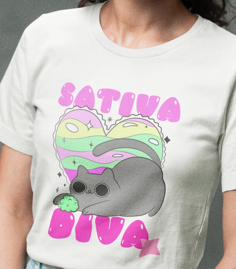 Sativa Diva Stoner Shirt, Funny Weed Shirt, 420 Stoner Gift, 420 Shirt ...