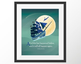 Wall Art Classics Print Peter Enters the Nursery Peter - Etsy