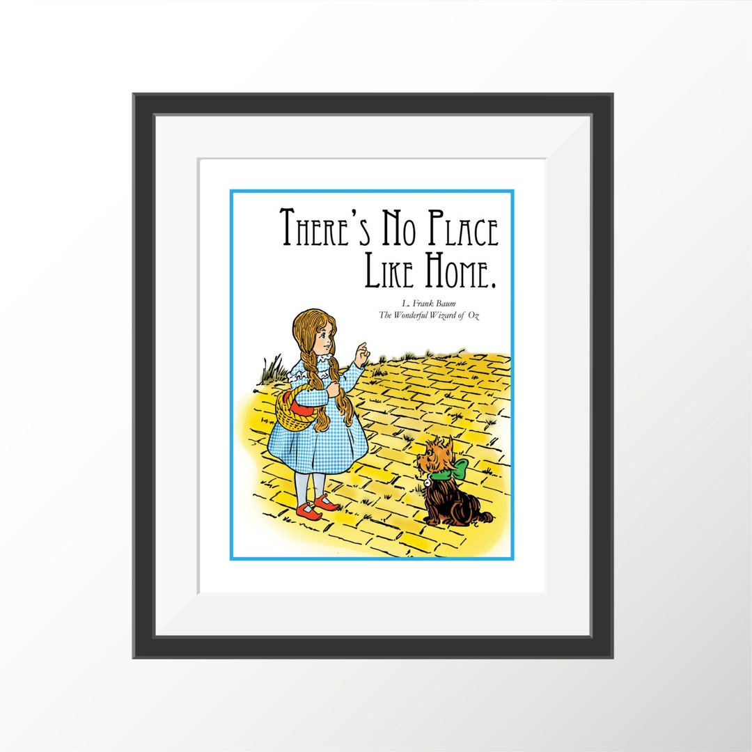 Wizard of Oz Art Dorothy Baum Storybook Kids Room Kids Wall Decor ...
