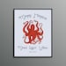 Octopus Art Many Hands Make Like Work Quote Wall Art - Etsy