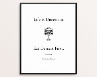 Eat Dessert First - Etsy