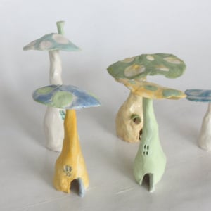 Whimsical Mushroom Fairy Houses - Etsy