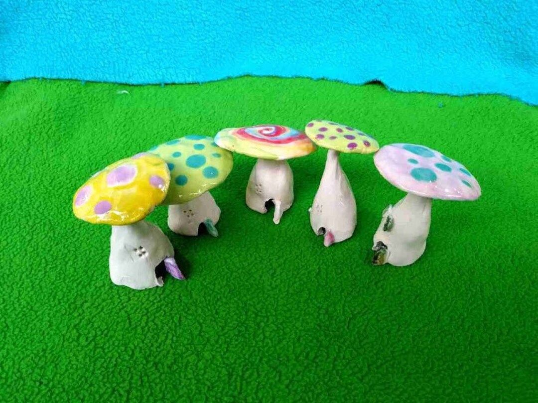 Whimsical Mushroom Fairy Houses - Etsy