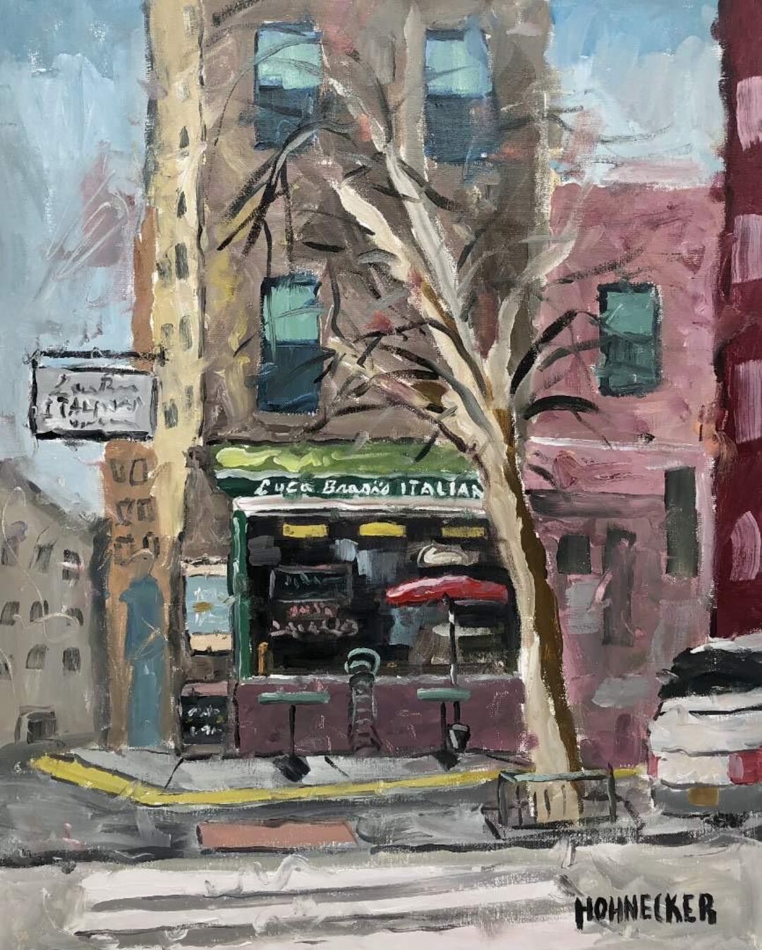 Luca Brasis Deli Hoboken, NJ Canvas Print - Etsy