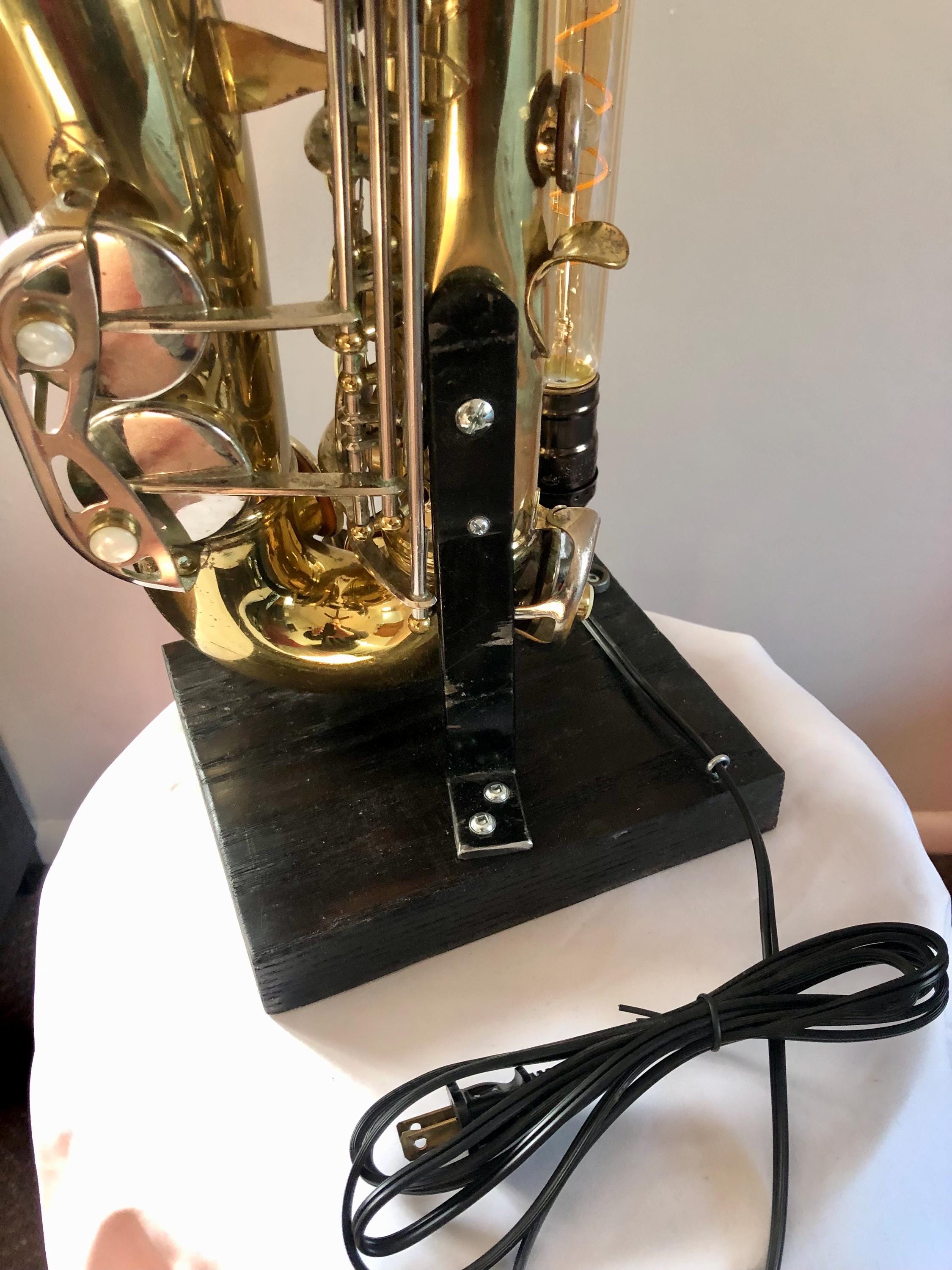 Saxophone Repurposed Lamp - Etsy