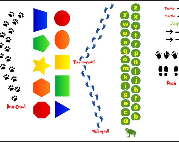 6 Piece Sensory Path Set - Etsy