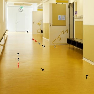 10 Vinyl Arrows and 2 This Way Signs Vinyl Sensory Path for School ...