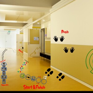 Hopscotch Vinyl Sensory Path for School Floors - Etsy