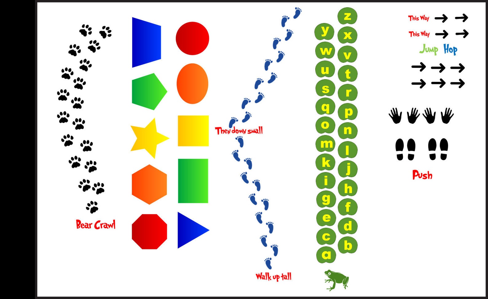 6 Piece Sensory Path Set - Etsy