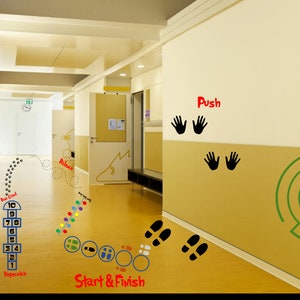 Bear Crawl Vinyl Sensory Path for School Floors - Etsy