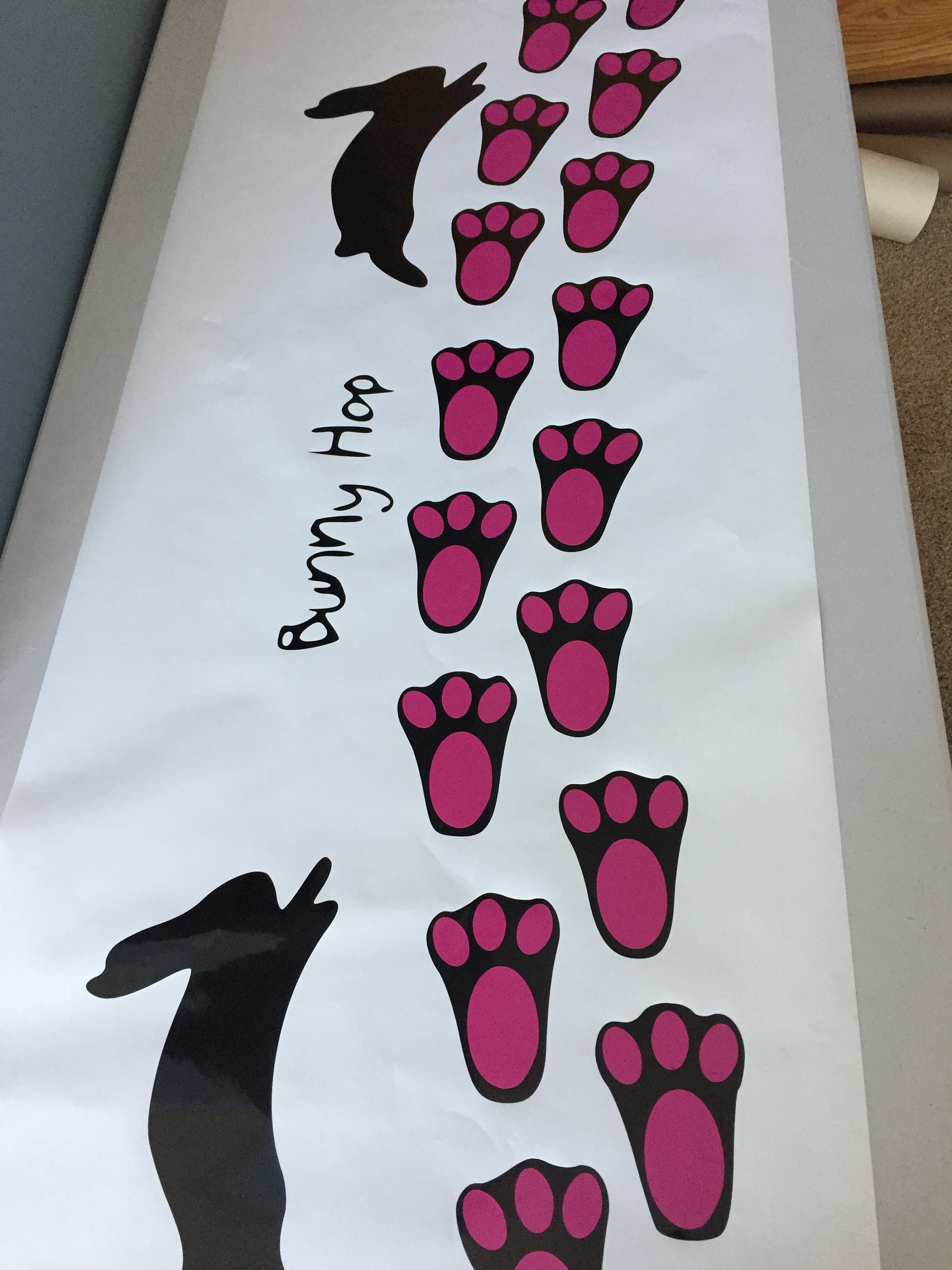 Bunny Hop Vinyl Sensory Path for School Floors - Etsy