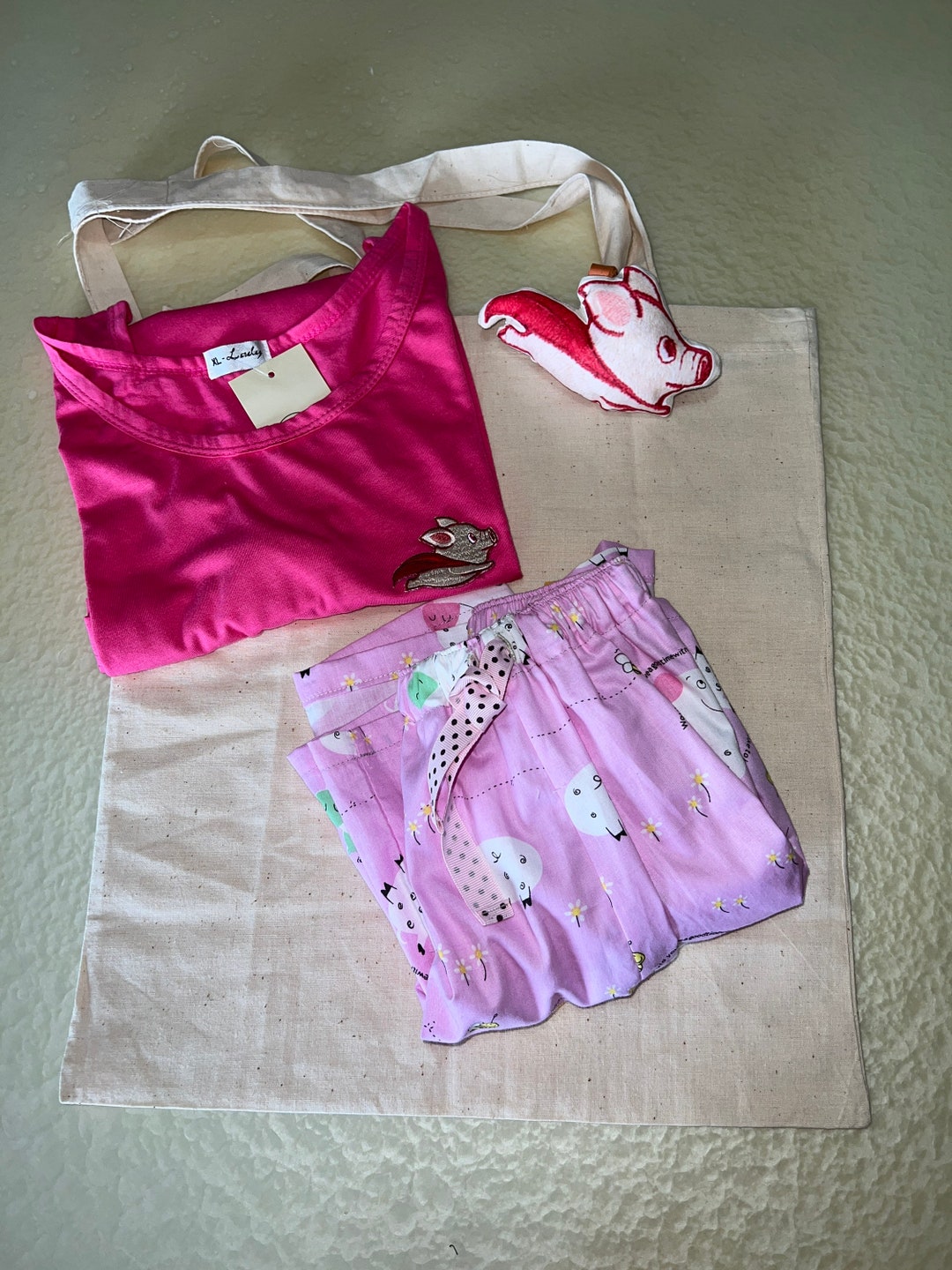 Flying Pig Ladies Pyjamas Gift Set Size XL - Etsy