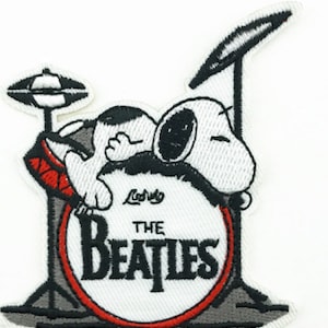 The Snoopy Beatles Iron on Patch - Etsy