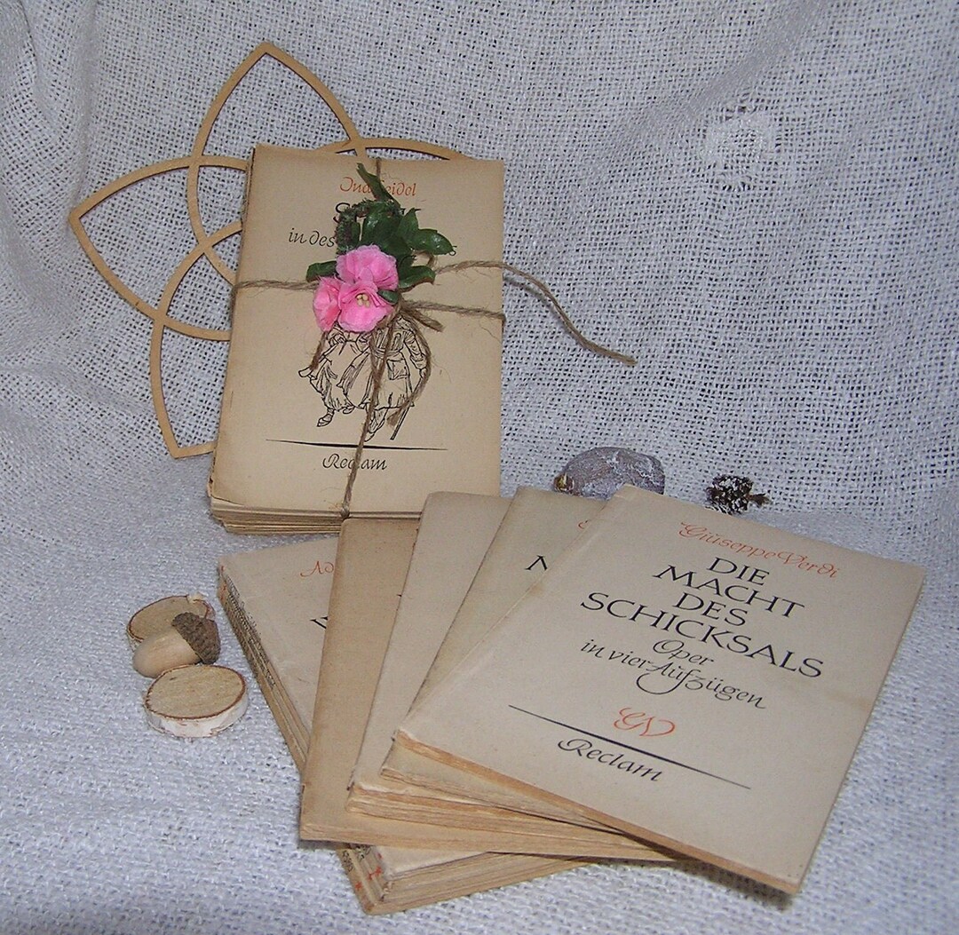 Nostalgic, Old Advertising Magazines Bundled as a Decorative Piece, 9 ...