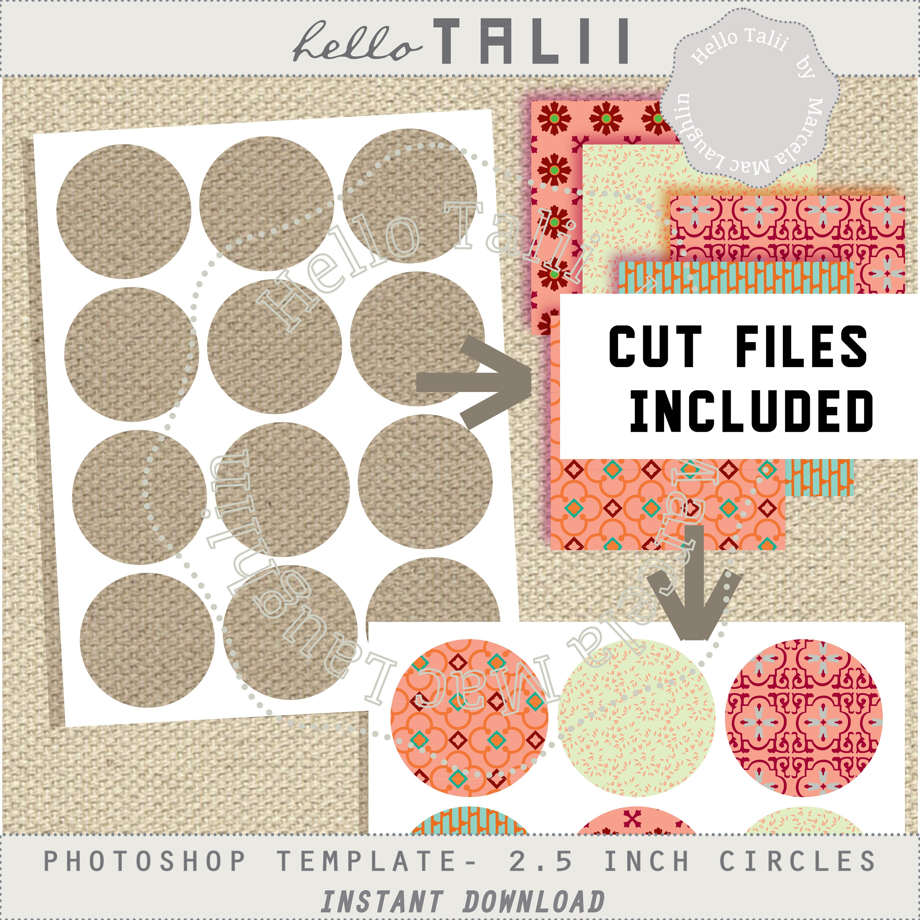 2 Inch Circle Template Photoshop