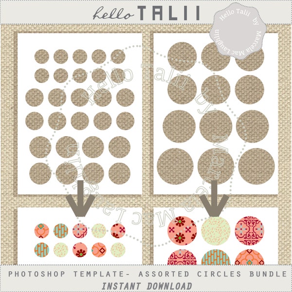 Layered Circles - Etsy