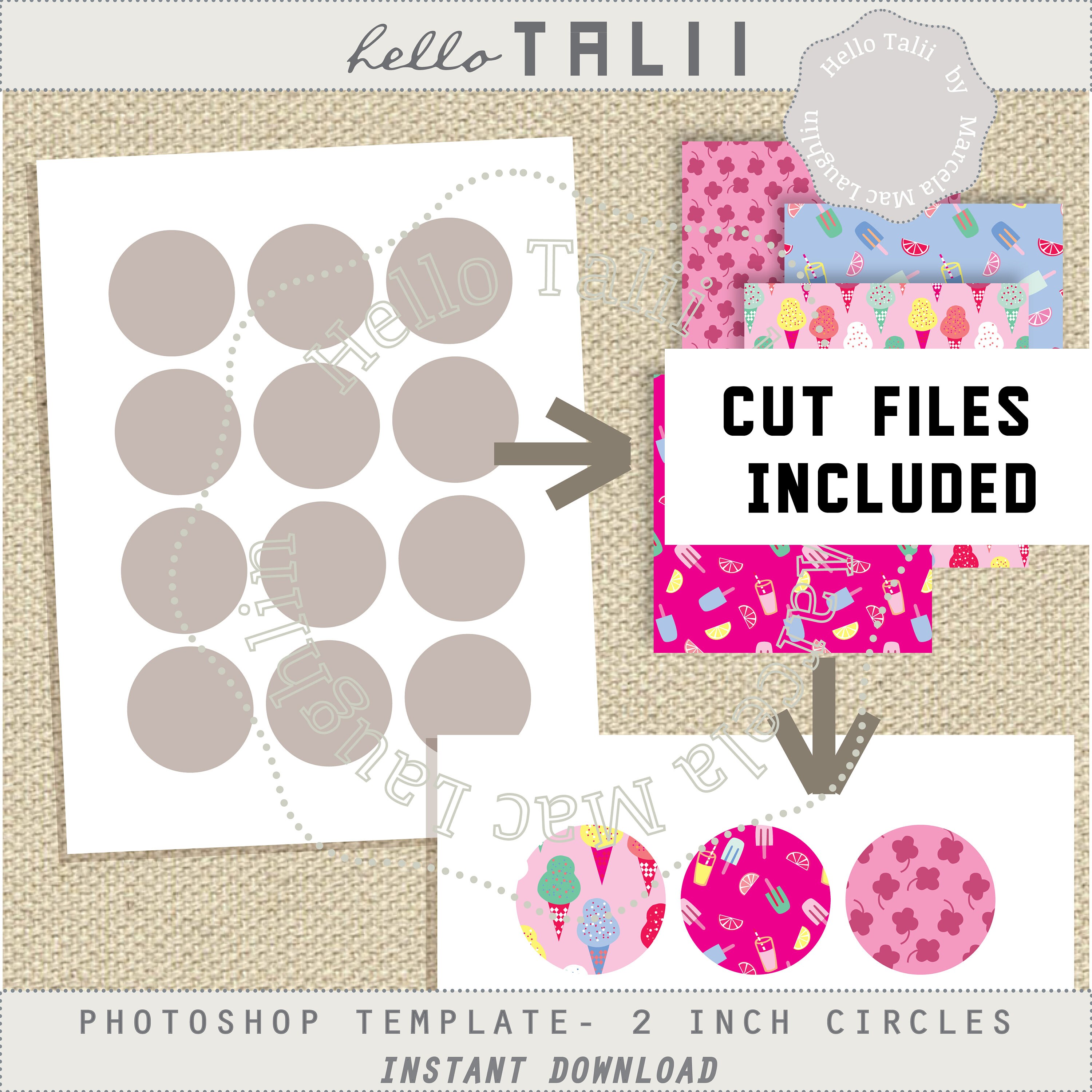 2 Inch Circle Template Photoshop