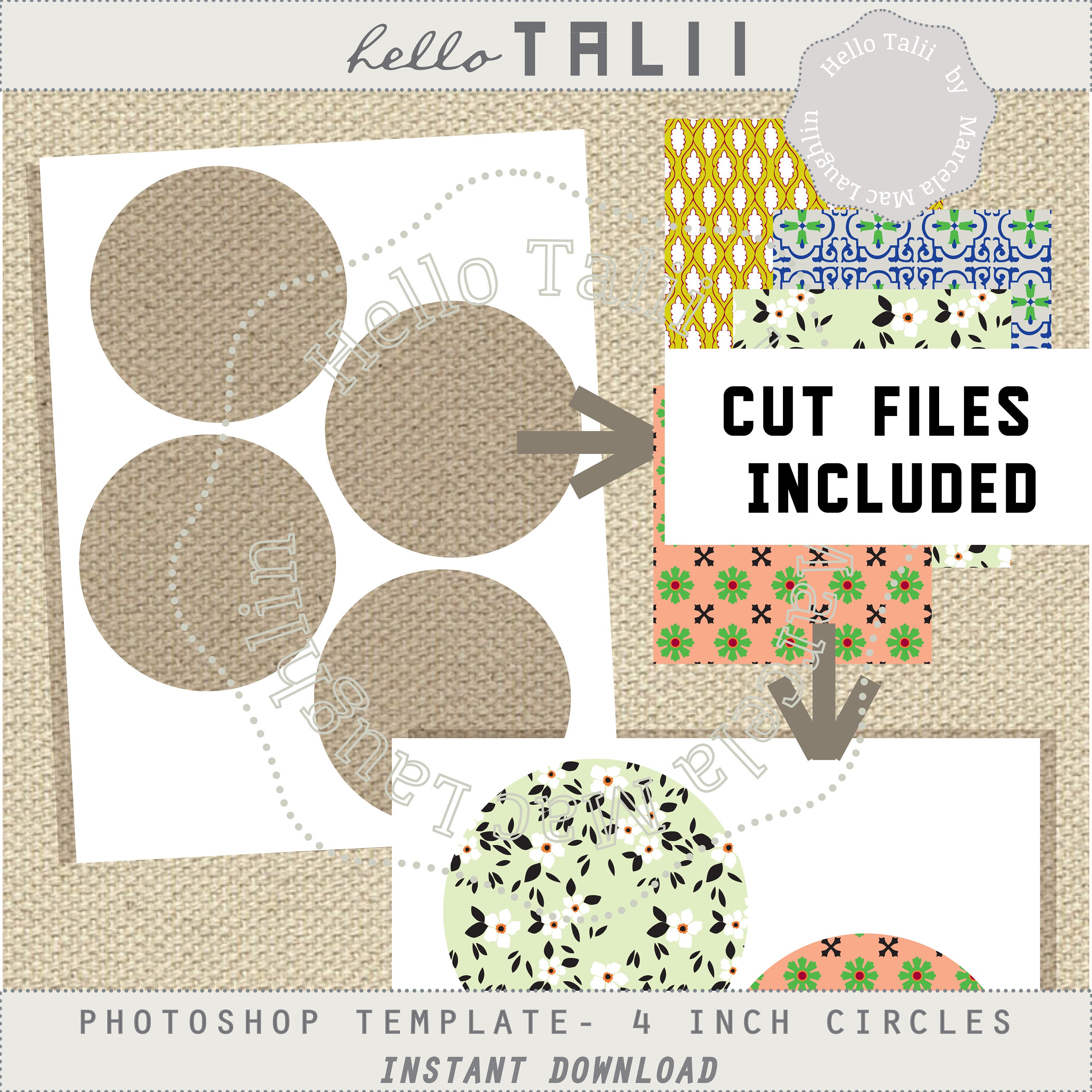 4 Inch Circle Template