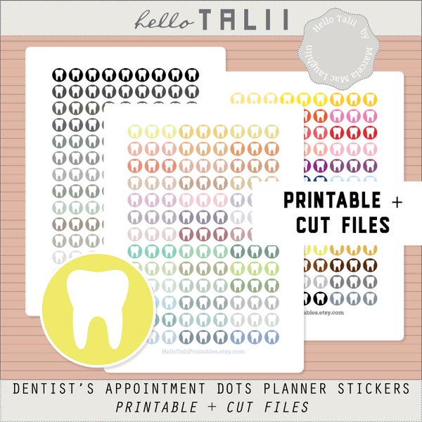 Dental Appointment Stickers - Etsy