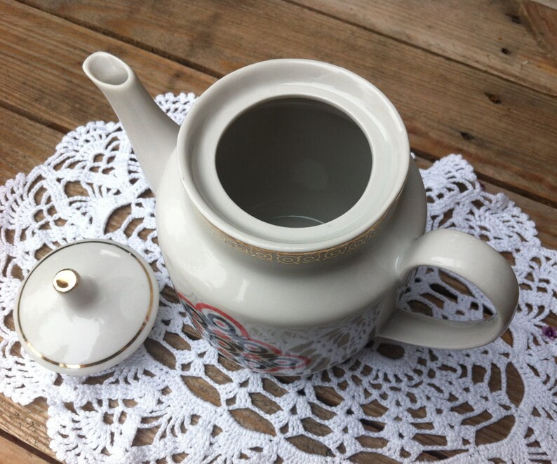 Soviet Vintage Tea Set Teapot and Cream Jug Milk Jug - Etsy