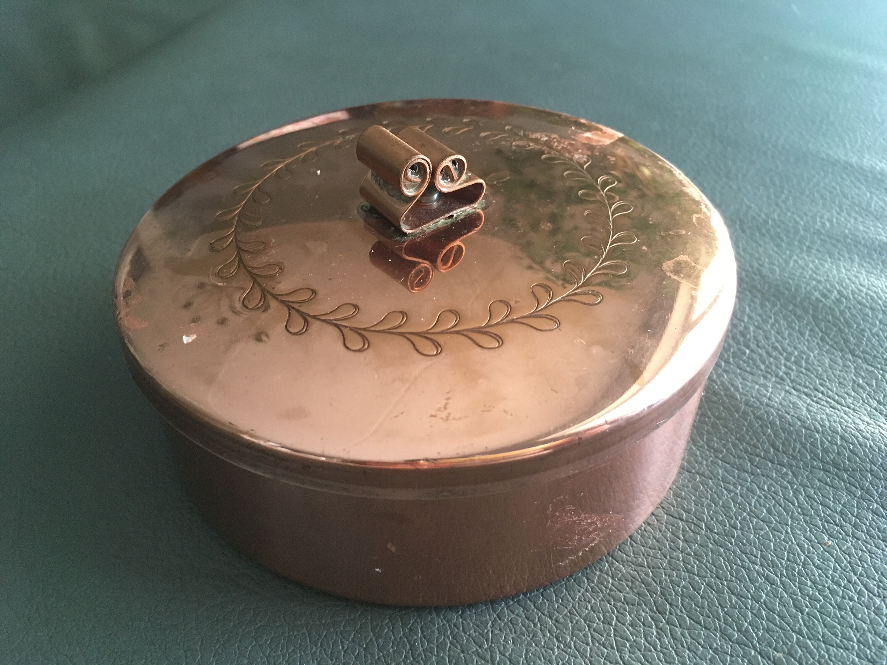 Scandinavian Vintage Copper Box , Jewelry Box, Trinket Box. - Etsy