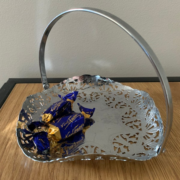 Metal Filigree Basket - Etsy