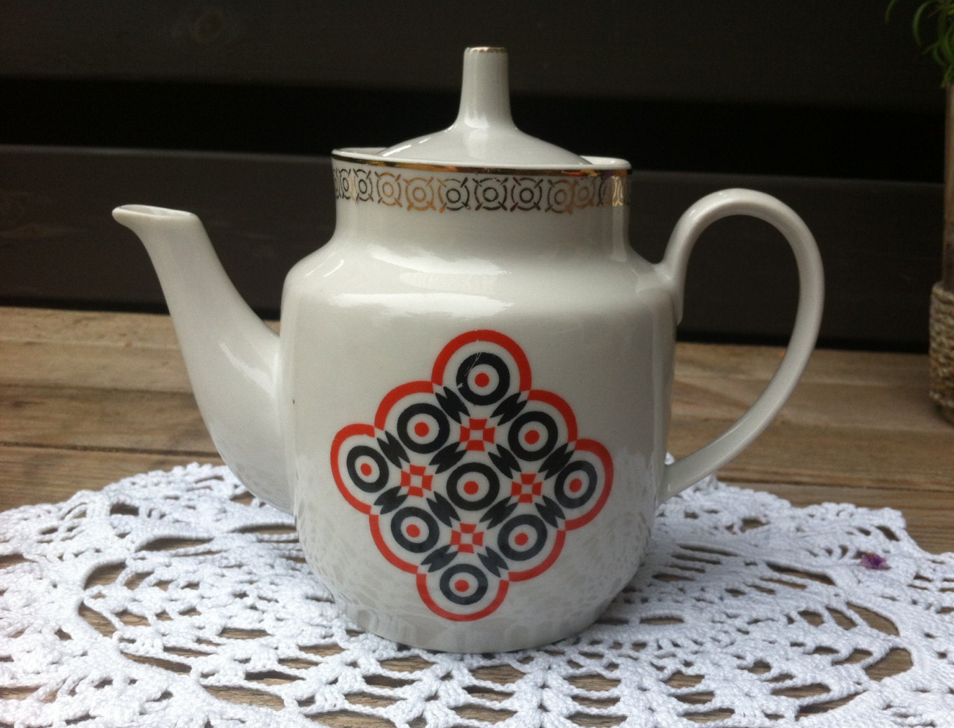 Soviet Vintage Tea Set Teapot and Cream Jug Milk Jug - Etsy