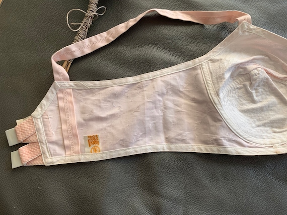 Vintage Light Pink Cotton Bra, Soviet Vintage Lingeri… - Gem