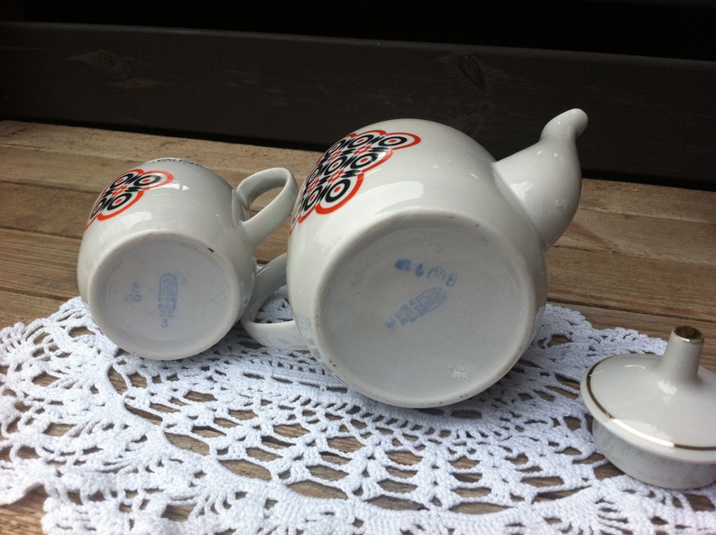 Soviet Vintage Tea Set Teapot and Cream Jug Milk Jug - Etsy