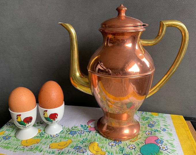 Vintage Aluminum Tea Kettle Made in Germany Watering Can Flower Vase ...