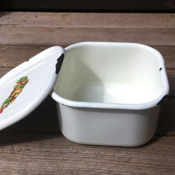 Enamel Storage - Etsy