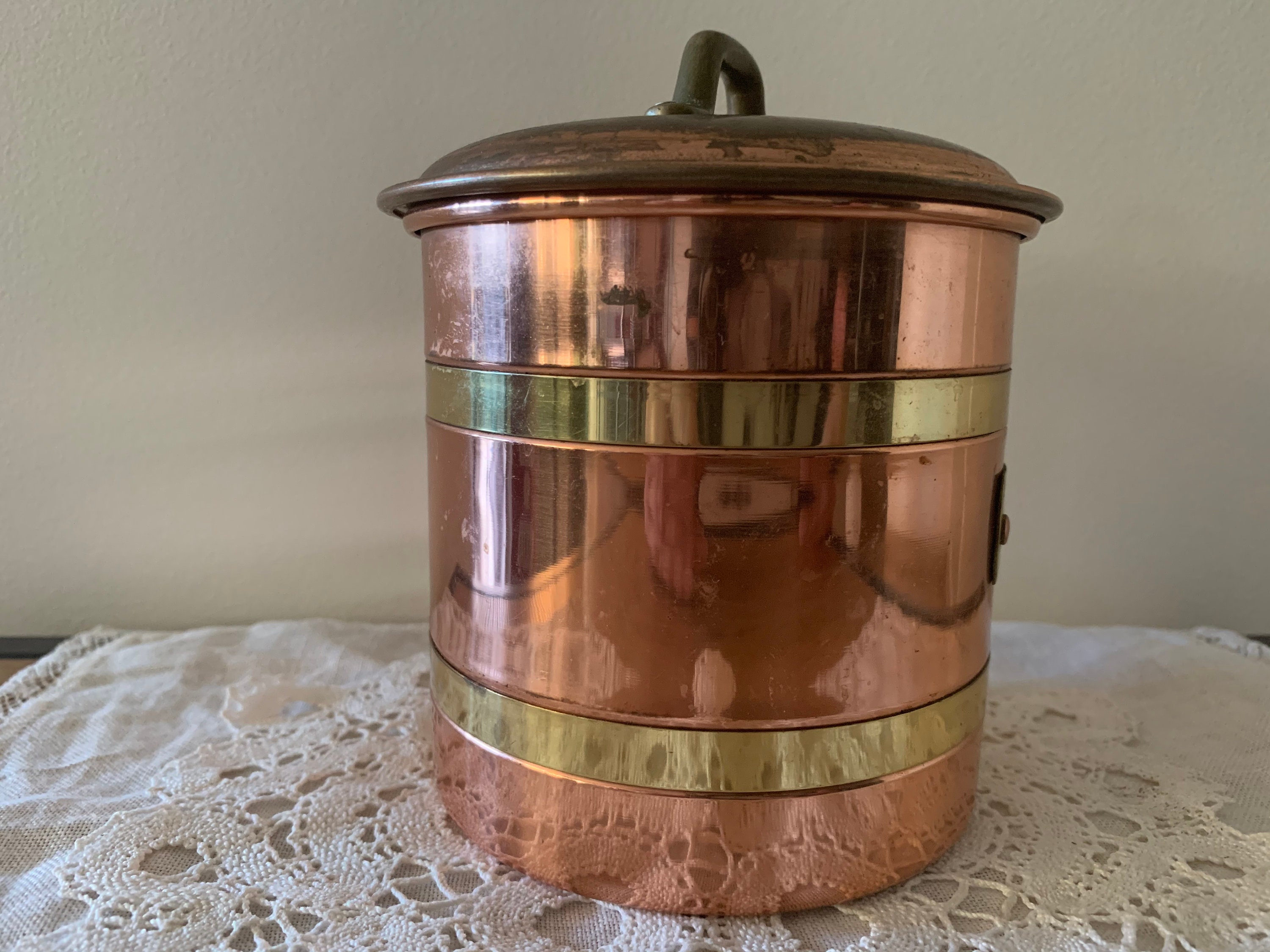 Scandinavian Vintage Copper Jar for Tea Copper Canister Jar - Etsy