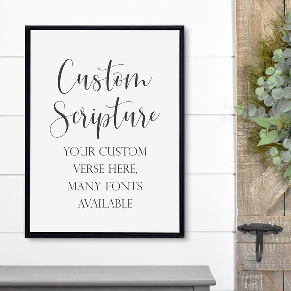 Scripture Sign - Etsy