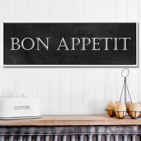 Bon Appetit Sign - Etsy
