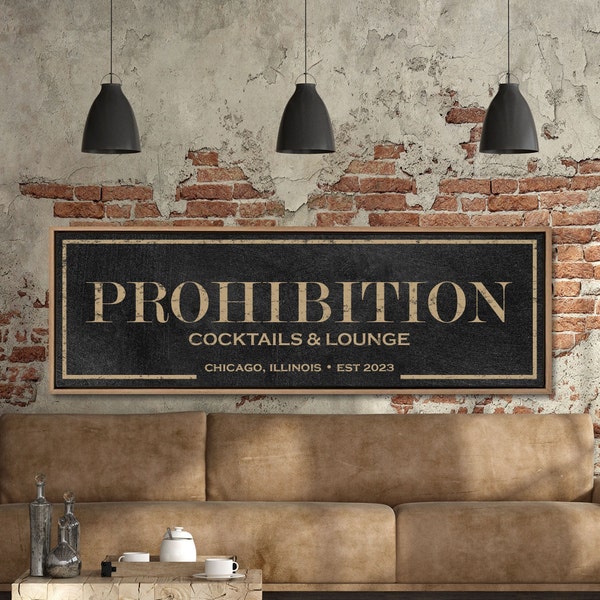 Prohibition Era Sign - Etsy