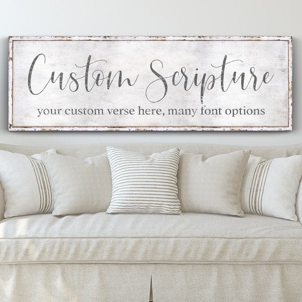 Wooden Bible Verse Sign - Etsy