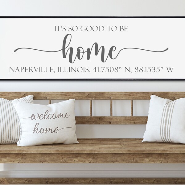 Its so Good to Be Home Sign - Etsy